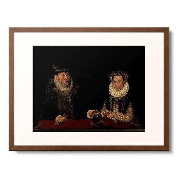 Artist:  Boeckel, Peter van,tatig 1561-1598 Imagetitle:  Doppelbildnis des Herzogs Ulrich von Mecklenburg und Anna von P...