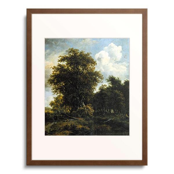 作家名:メインデルト・ホッベマバロック オランダ黄金時代Artist:Hobbema, Meindert 1638-1709 Imagetitle:Waldlandschaft. Dimensions:60,5 x 52 cm Medium...