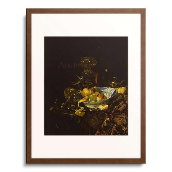 Artist:  Kalf, Willem,1619-1693 Imagetitle:  Gefasse und Fruchte mit Delfter Schale. 1663. Dimensions:  78,5 x 66,7 cm L...