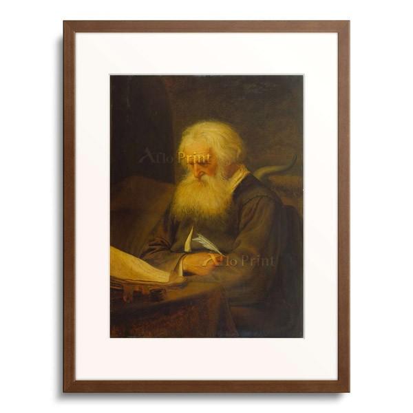 Artist:  Lievens, Jan,1607-1674 Imagetitle:  St. Luke. Dimensions:  80,5 x 60 cm Medium:  Oil/Wood Location:  Schwerin, ...