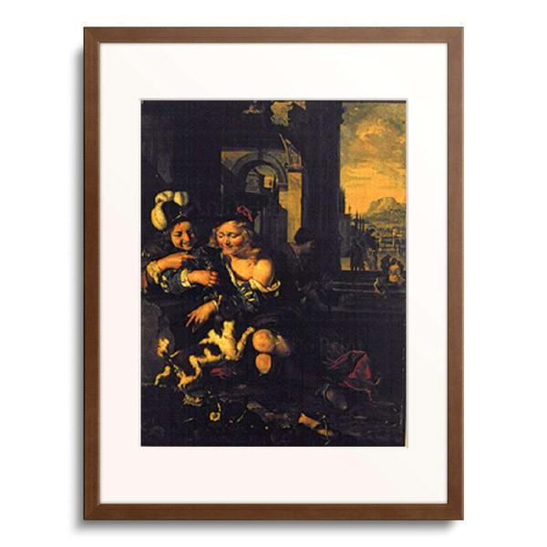 Artist:  Neer, Eglon Hendrik van der,1634-1703 Imagetitle:  Kinder, mit einem Hundchen spielend. 1679. Location:  Schwer...