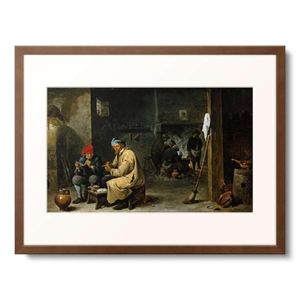 作家名:ダフィット・テニールス (子)Artist:Teniers, David,1610-1690 Imagetitle:In der Dorfschenke. Um 1650. Dimensions:33 x 53,7 cm Mediu...