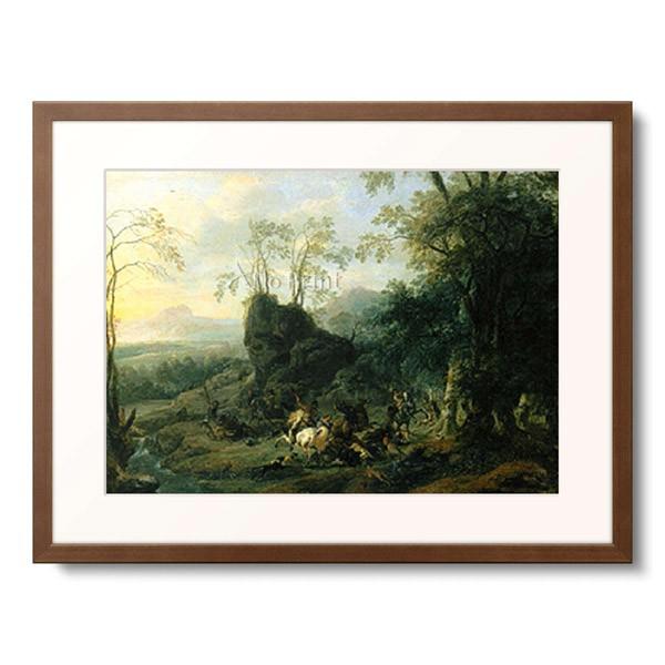 Artist:  Wouwerman, Philips,1619-1668 Imagetitle:  Barenhetze im Hochwald. Dimensions:  78 x 105,5 cm Location:  Schweri...
