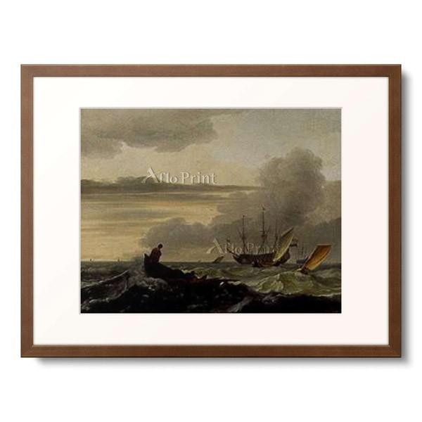 Artist:  Backhuyzen, Ludolf,1631-1708 Imagetitle:  Seestuck. Dimensions:  52,5 x 67,5 cm Medium:  Ol/Lwd./Holz Location:...