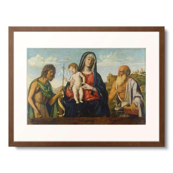 作家名:チーマ・ダ・コネリアーノヴェネツィア派Artist:Cima da Conegliano 1459-1517/18 Imagetitle:Virgin with child between John the Baptist and ...