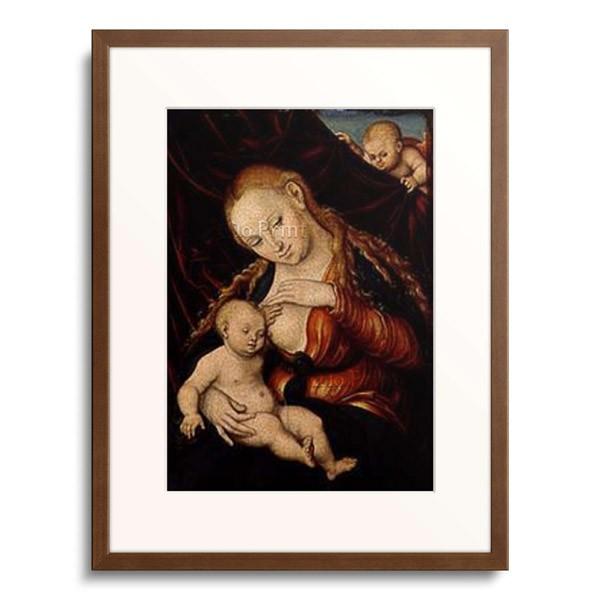 作家名： ルーカス・クラナハ (1472年 - 1553年)国籍： ドイツジャンル： 北方ルネサンス Artist:  Cranach the Elder, Lucas,1472-1553 Imagetitle:  Madonna, dem...