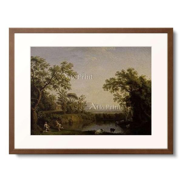 Artist:  Hackert, Jacob Philipp,1737-1807 Imagetitle:  Ideale Landschaft mit Merkur und Paris. 1785. Dimensions:  66 x 8...