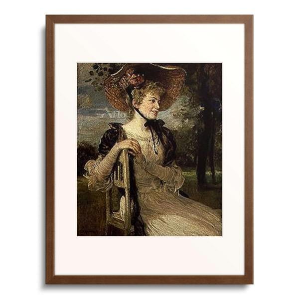 Artist:  Kaulbach, Friedrich August von,1850-1920 Imagetitle:  Bildnis der Tochter des Dichters Ludwig Ganghofer. Dimens...