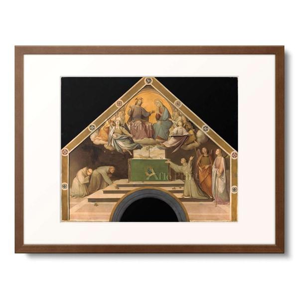Artist:  Overbeck, Johann Friedrich,1789-1869 Imagetitle:  The miracle of the rosesdes of St. Francis. (Coloured Sketch ...