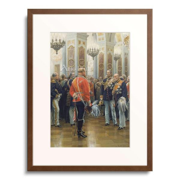 Artist:  Werner, Anton von,1843-1915 Imagetitle:  Der rote Prinz (Prinz Friedrich Karl in der Uniform der Ziethen-Husare...