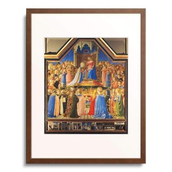作家名:フラ・アンジェリコ  ( 1387年 - 1455年 )国籍:イタリア ジャンル:ルネサンスArtist: Angelico, Fra,ca. 1400-1455 Imagetitle:Coronation of the Virgi...