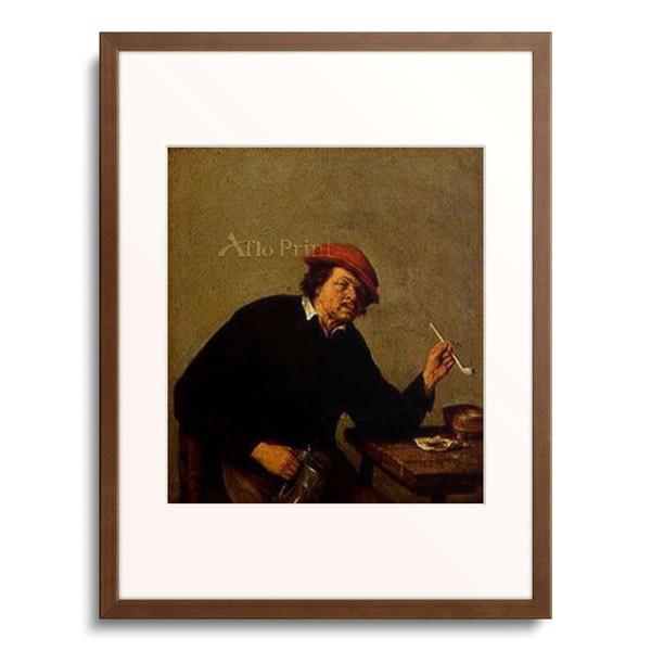 Artist:  Ostade, Adriaen van,1610-1685 Imagetitle:  Der Raucher. Um 1655. Location:  St. Petersburg, Hermitage