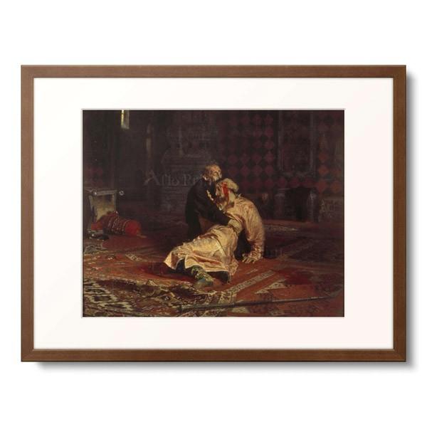 作家名:イリヤ・レーピンArtist: Repin, Ilja Efimowitsch,1844-1930 ウクライナ　ロシアImagetitle:Zar Iwan der Schreckliche mit seinem Sohn Iwan...