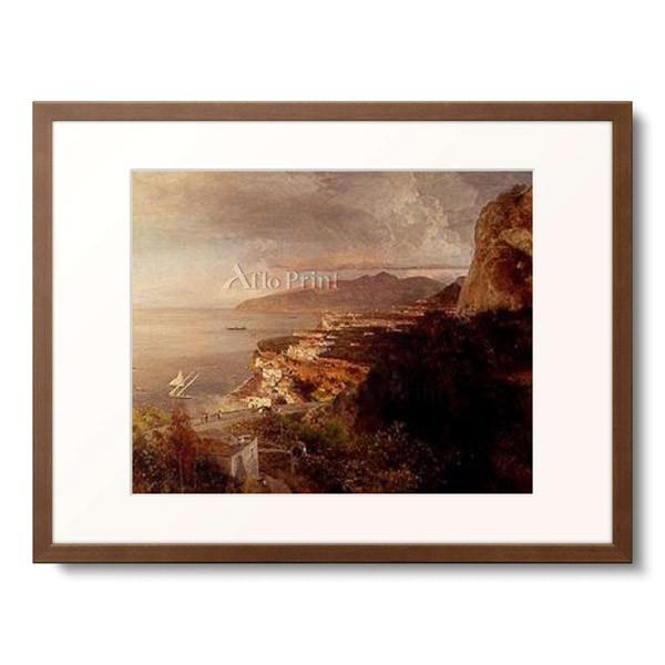作家名:オズワルド・アーヘンバッハドイツの画家風景画Artist: Achenbach, Oswald,1827-1905 Imagetitle:Sorrent. 1889. Dimensions: 120 x 150 cm 個人蔵