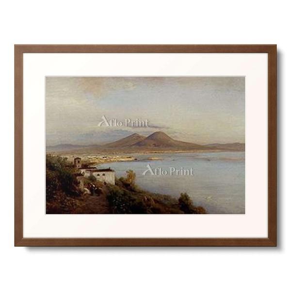 Artist:  Flamm, Albert,1823-1906 Imagetitle:  Bucht von Neapel. Dimensions:  52 x 75 cm Location:  Private Collection