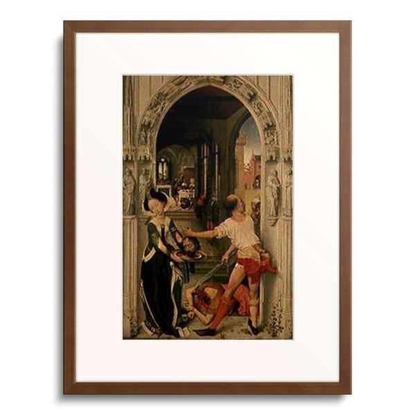 作家名:ロヒール・ヴァン・デル・ウェイデン ( 1399年 - 1464年 ) タイトル:洗礼者ヨハネの殉教（洗礼者ヨハネ三連祭壇画の右パネル国籍:ネーデルランド 所蔵:絵画館｜ベルリン国立美術館｜ベルリン｜ドイツ  ジャンル:初期ネーデル...