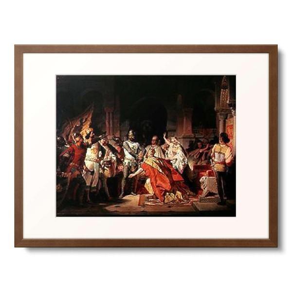 作家名:フィリップ・フォルツArtist:Foltz, Philipp 1805-1877 Imagetitle:Humiliation of Emperor Frederick Barbarossa by Henry the Lion 1...