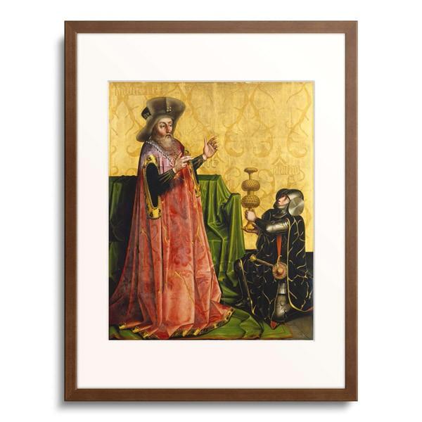 Artist:  Witz, Konrad,1400/10-1445 Imagetitle:  Abisai vor Konig David. Location:  Basel, Kunstmuseum