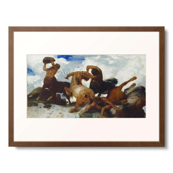 作家名:アルノルト・ベックリン  ( 1827年 - 1901年 ) 国籍:スイス ジャンル:象徴主義 Artist: Bocklin, Arnold,1827-1901 Imagetitle:Fight of the centaurs. ...