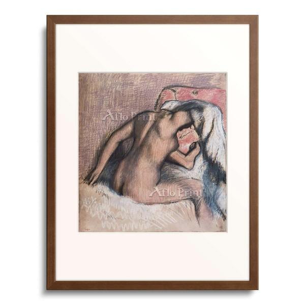 作家名:エドガー・ドガ ( 1834年 - 1917年 ) 国籍:フランス ジャンル:印象派 Artist: Degas, Edgar,1834-1917 Imagetitle:Dame bei der Toilette, den Nack...