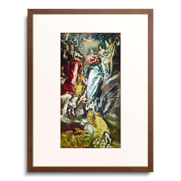 作家名： エル・グレコ  ( 1541年 - 1614年 ) タイトル : 無原罪のお宿り 国籍： ギリシャジャンル：  マニエリスム Artist:  Greco El (Dominikos Theotokopoulos),1541-16...