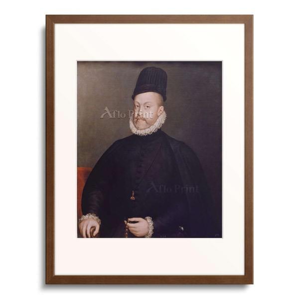 Artist:  Anguissola, Sophonisba,1535/40-1625 Imagetitle:  Portrait of Philipp II. of Spain. Ca. 1580 Dimensions:  88 x 7...