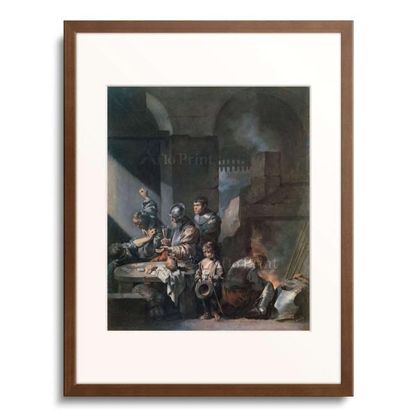 作家名:セバスティアン・ブルドンフランスの作家Artist:Bourdon, Sebastien,1616-1671 Imagetitle:Handgemenge in einem Wachtlokal. 所蔵:London,Dulwich...