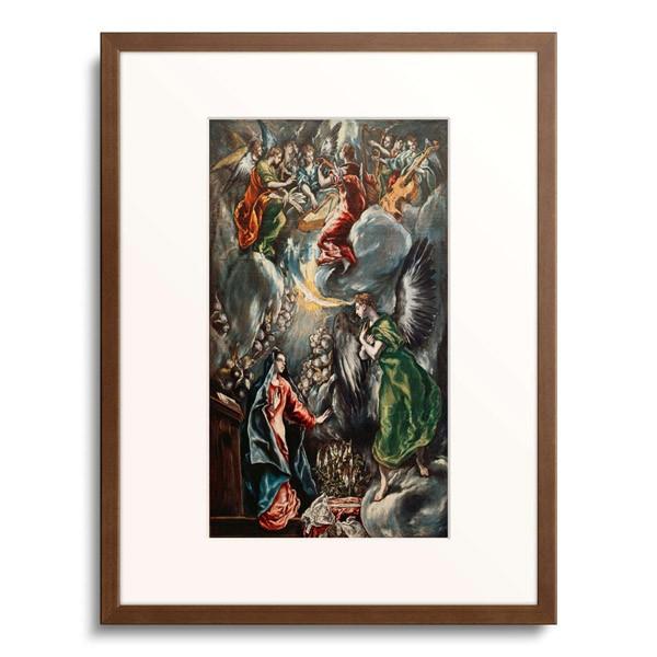 作家名： エル・グレコ  ( 1541年 - 1614年 ) タイトル : 受胎告知 国籍： ギリシャジャンル：  マニエリスム Artist:  Greco El (Dominikos Theotokopoulos),1541-1614 ...