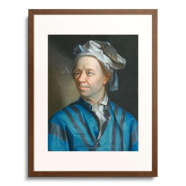 作家名:レオンハルト・オイラーArtist: Handmann, Emanuel,1718-1781 Imagetitle:Portrait of the mathematician Leonhard Euler. 所蔵:バーゼル市立美術館...