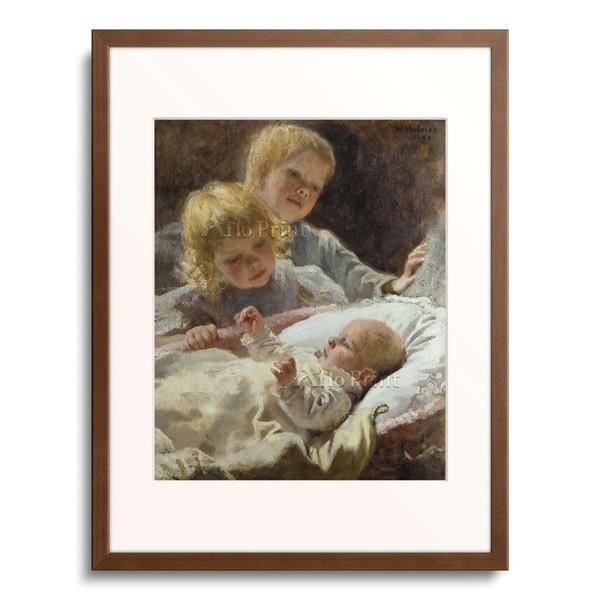 Artist:  Balmer, Wilhelm,1865-1922 Imagetitle:  Three brothers. 1898. Location:  Basel, Kunstmuseum