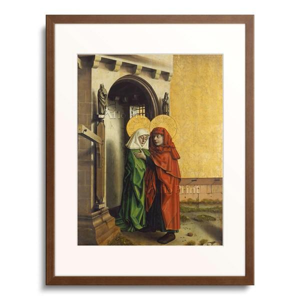 Artist:  Witz, Konrad,1400/10-1445 Imagetitle:  The Meeting of Anna and Joachim at the Golden Gate. About 1440 Dimension...