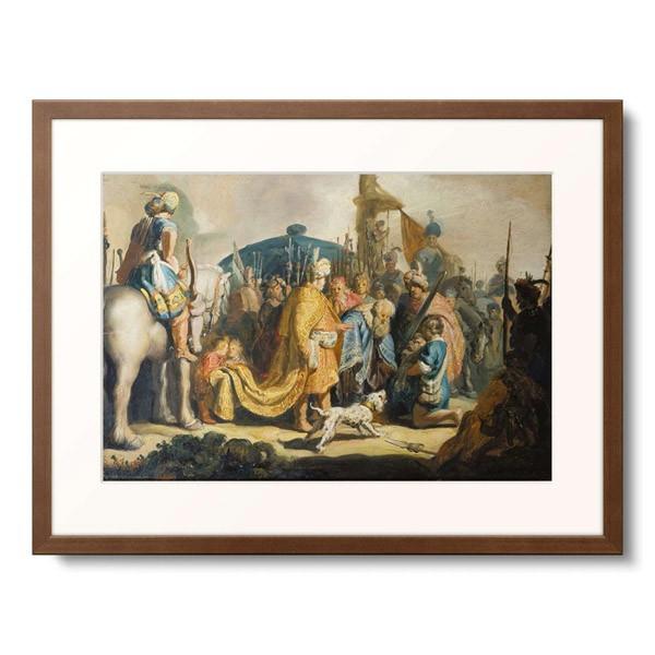 作家名:レンブラント・ファン・レイン  ( 1606年 - 1669年 ) 国籍:オランダ ジャンル:バロックArtist: Rembrandt van Rijn,1606-1669 Imagetitle:David with the he...