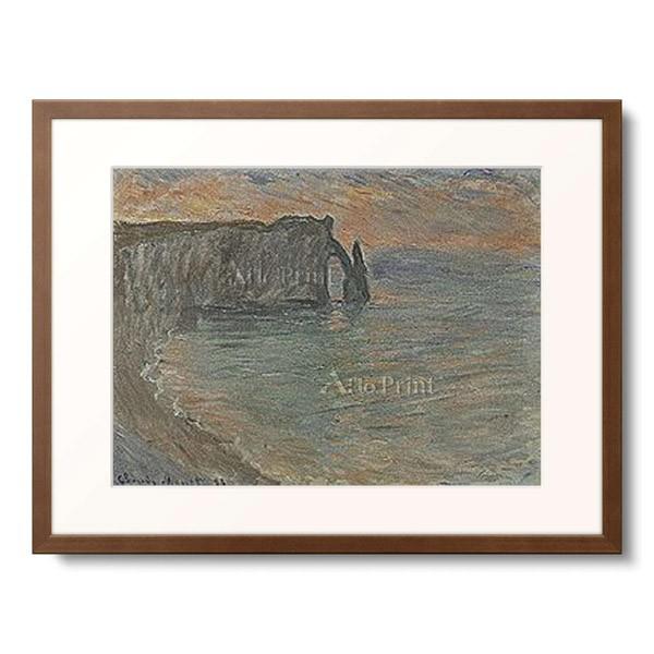 フランスの画家ジャンル： 印象派  所蔵：バーゼル市立美術館Artist:  Monet, Claude,1840-1926 Imagetitle:  Les Falaises d'Etretat. 1884. Location:  Bas...