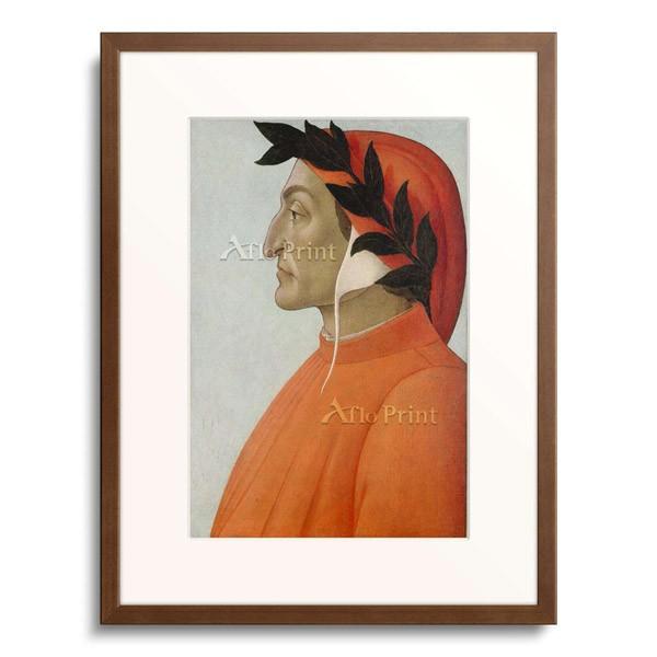 作家名： サンドロ・ボッティチェリ   ( 1445年 - 1510年 ) タイトル：「ダンテ・アリギエーリの肖像」国籍： イタリア ジャンル　： ルネサンス　初期ルネサンス　フィレンツェ派  Artist:  Botticelli, Sa...