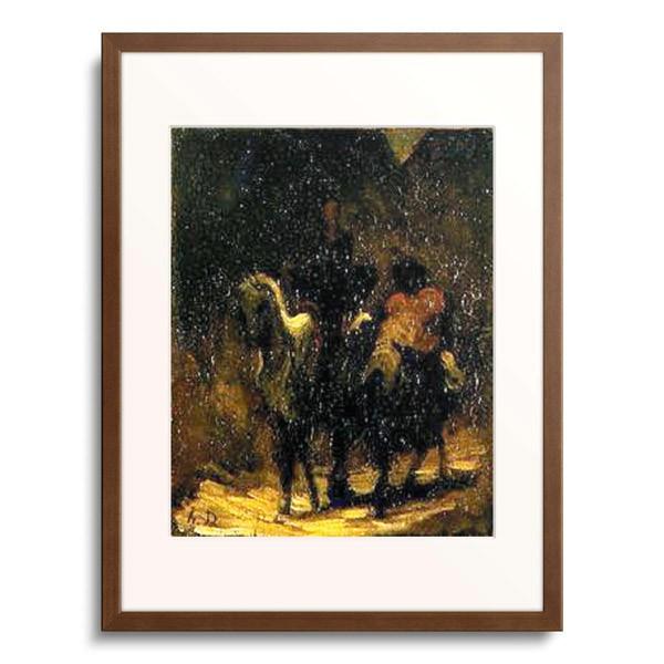 作家名:オノレ・ドーミエ ( 1808年 - 1879年 )国籍:フランス ジャンル:写実主義 ロマン派 Artist: Daumier, Honore,1808-1879 Imagetitle:Don Quichotte und Sanc...