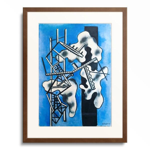 作家名： フェルナン・レジェ ( 1881年 - 1955年 ) フランスの画家ジャンル ： キュビズム Artist: Leger, Fernand,1881-1955 Imagetitle: Konstruktion und Wolke...