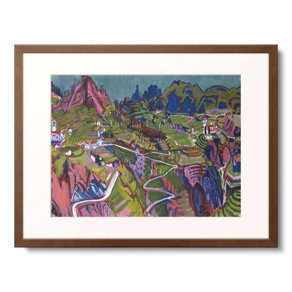 Artist:  Muller, Albert,1897-1926 Imagetitle:  Tessiner Landschaft mit Weinbergen.1925. Location:  Basel, Kunstmuseum