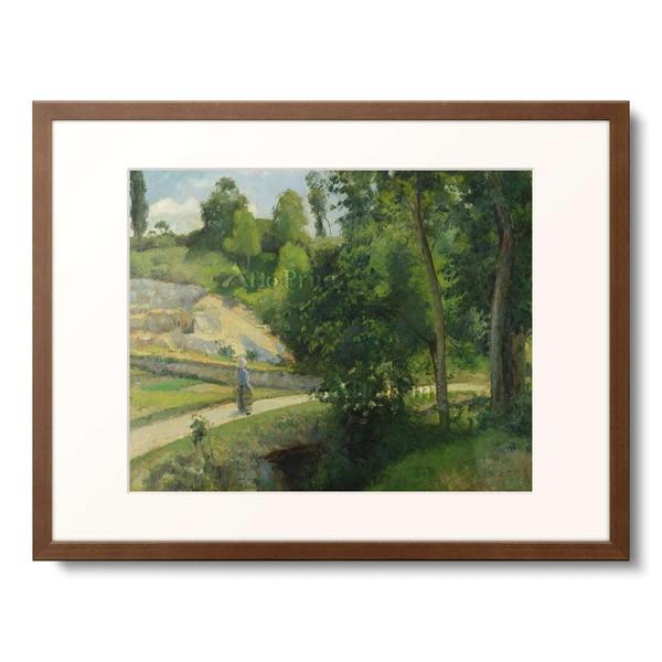 フランスの画家ジャンル： 印象派所蔵：バーゼル市立美術館Artist:  Pissarro, Camille,1830-1903 Imagetitle:  Steinbruch bei Pontoise. 1874. Location:  ...