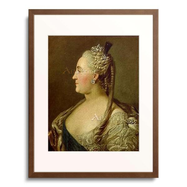 Artist:  Rokotov, Fjodor,1735(?)-1808 Imagetitle:  Katharina die Grosse. 1763. Location:  Moscow, Tretyakov Gallery