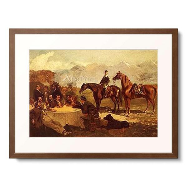 Artist:  Buchser, Frank,1828-1890 Imagetitle:  Die Reitergesellschaft von Berthoud. Location:  Burgdorf, Stadtmuseum