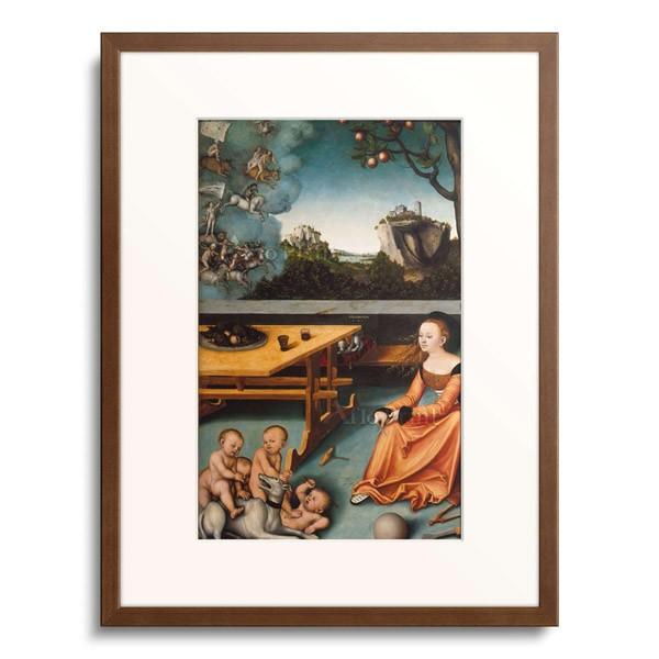 作家名： ルーカス・クラナハ (1472年 - 1553年)国籍： ドイツジャンル： 北方ルネサンス Artist:  Cranach the Elder, Lucas,1472-1553 Imagetitle:  Melancholia....