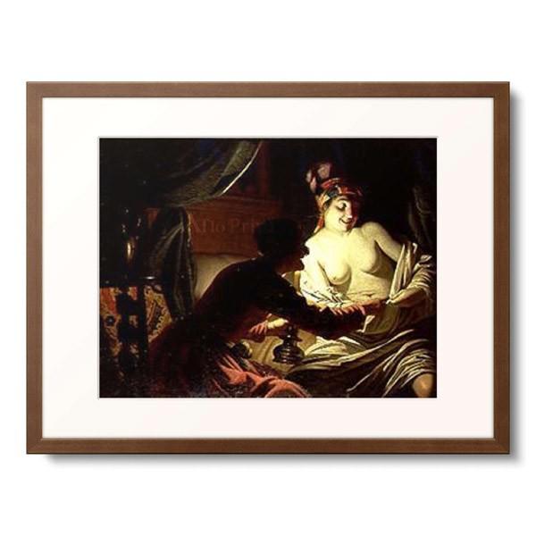 作家名:ヘラルト・ファン・ホントホルストArtist:Honthorst, Gerrit van 1590-1656 Imagetitle:Frohliche Flohjagd im Kerzenschein. 所蔵:バーゼル市立美術館(スイス)