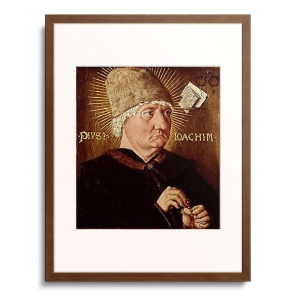 Artist:  Meister, Oberdeutscher,um 1460 Imagetitle:  Bildnis eines alten Mannes (Pius Ioachim). Location:  Basel, Kunstm...