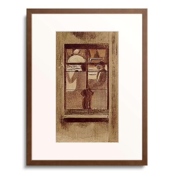 Artist:  Schlemmer, Oskar,1888-1943 Imagetitle:  Fensterbild I. (Abendessen im Nachbarhaus). 1942. Location:  Basel, Kup...