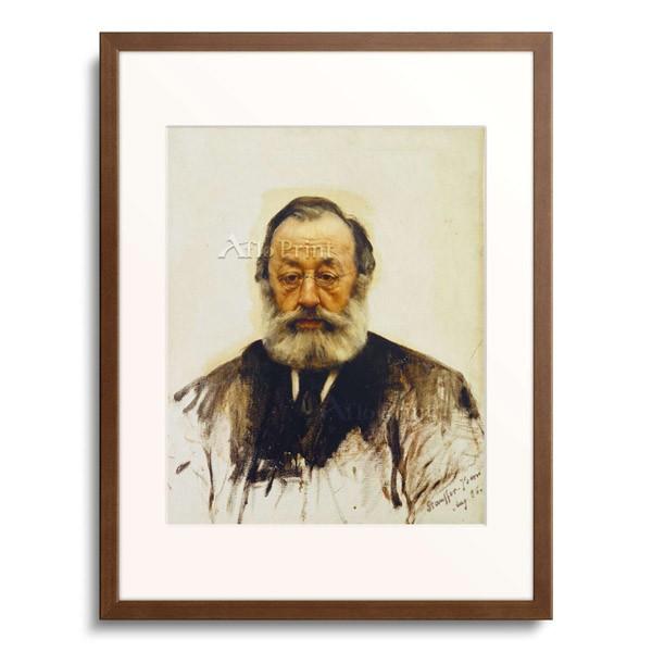 Artist:  Stauffer-Bern, Karl,1857-1891 Imagetitle:  Portrait of Gottfried Keller. 1886. Location:  Zurich, Kunsthaus