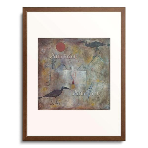 作家名： パウル・クレー  ( 1879年 - 1940年 ) 国籍： スイス ジャンル　： 抽象芸術Artist:  Klee, Paul,1879-1940 Imagetitle:  Landscape with Crows. 1925...