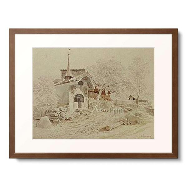 Artist:  Birmann, Samuel,1793-1847 Imagetitle:  Die Tellskapelle bei Burglen. Location:  Basel, Kupferstichkabinett