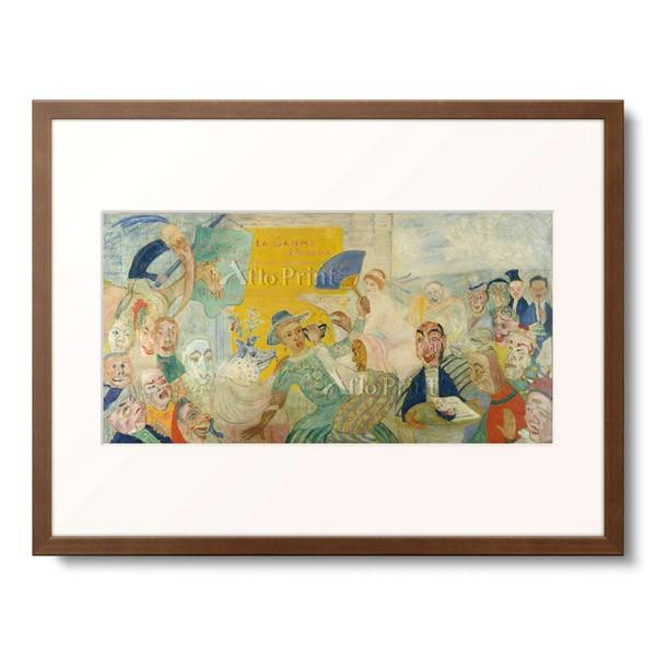 作家名:ジェームズ・アンソール  ( 1860年 - 1949年 )国籍:ベルギー ジャンル:象徴主義 Artist: Ensor, James,1860-1949 Imagetitle:La Gamme d'Amour. 1915. 所蔵...