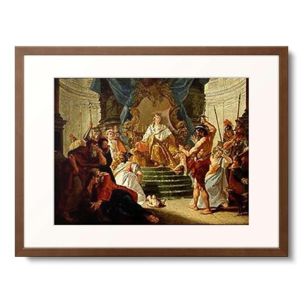 Artist:  Fontebasso, Francesco,1709-1768 Imagetitle:  Das Urteil des Salomonis. Dimensions:  103 x 134 cm Location:  Bas...