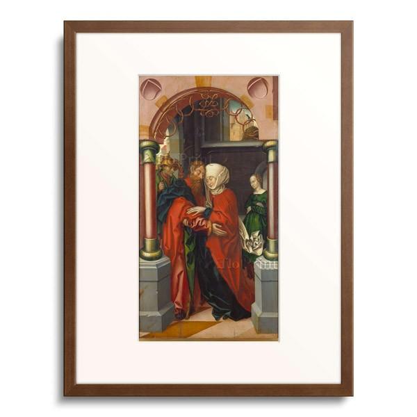 作家名:エハンズ・フライArtist:Fries, Hans,ca. 1465 - after 1518 Imagetitle:Saint Joachim and Saint Anne meeting at the golden gate....